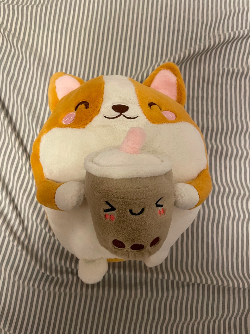 Corgi Boba Tea Plush