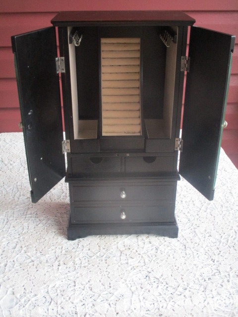 Vintage Style Bombay Company Jewelry Box Highboy Armoire | Jewellery ...