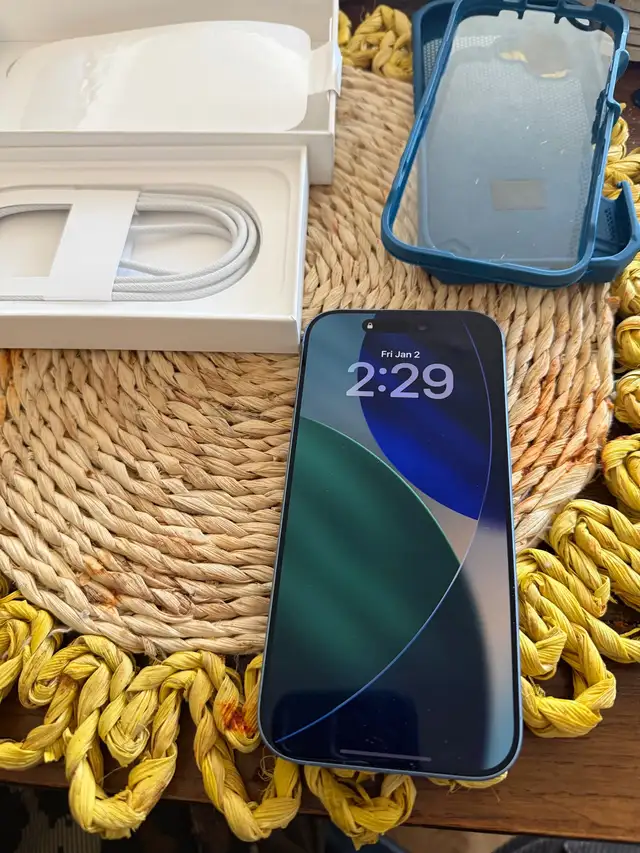 iPhone 17 256gb mist blue unlocked free hardshell case | Cell Phones ...