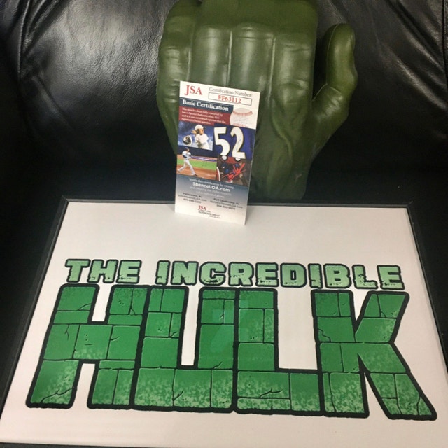 Lou Ferrigno Signed The Incredible Hulk Collector Set | Arts ...
