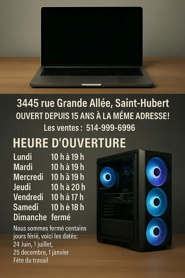 PC de bureau HP ProDesk 600 G1 i5-4570 16Go RAM SSD 480Go Win 11 ...