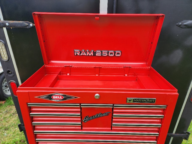 Mastercraft Top Tool Chest 10 Dr & Rolling Toolbox Tool Cart 8Dr | Tool ...
