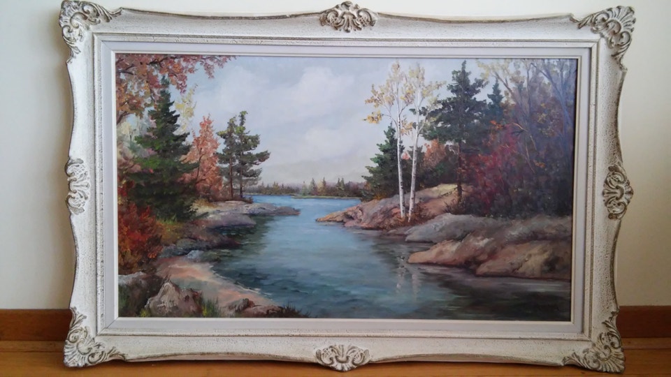 Beautiful antique listed Canadian artist E.Jalava oil painting. | Arts ...