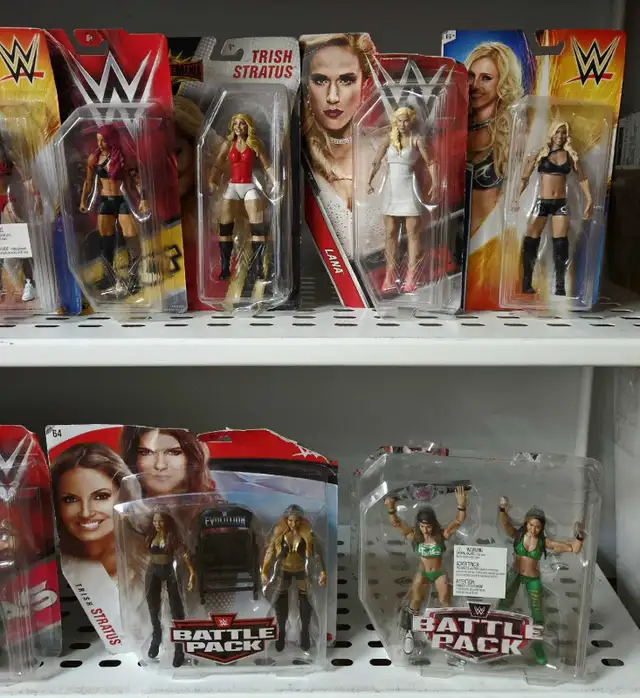 WWE WWF WCW TNA ECW NXT DIVA/WOMEN WRESTLING FIGURES in boxes | Arts ...