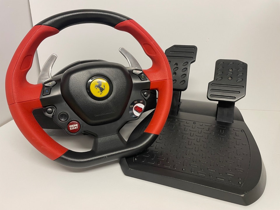 Thrustmaster T458 Spyder Ferrari Racing Wheel and Pedals | Sony ...