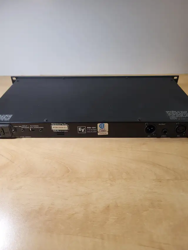 EV Mono Equalizer, Model EQ-131 1/3 Octave | Pro Audio & Recording ...