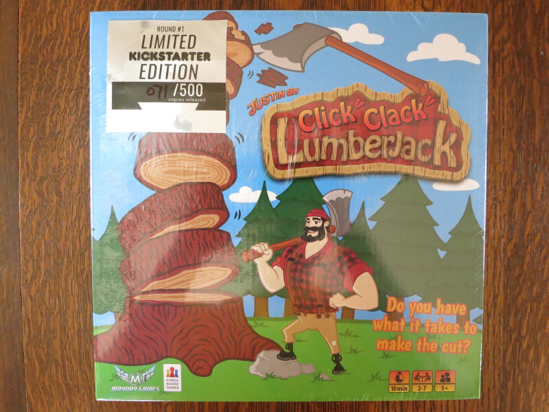 Jeu Click Clack Lumberjack (KS exclusive) 2nd ed game + promos | Jouets ...
