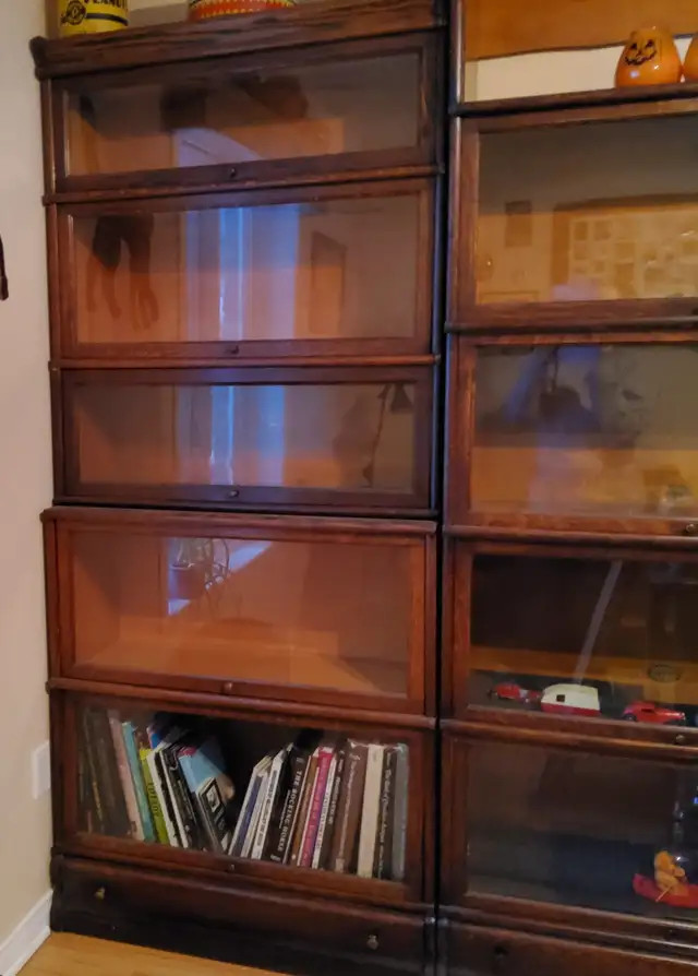 RARE SET OF ANTIQUE OAK BARRISTER BOOKCASES 1910 SOLD SEPARATELY | Arts ...