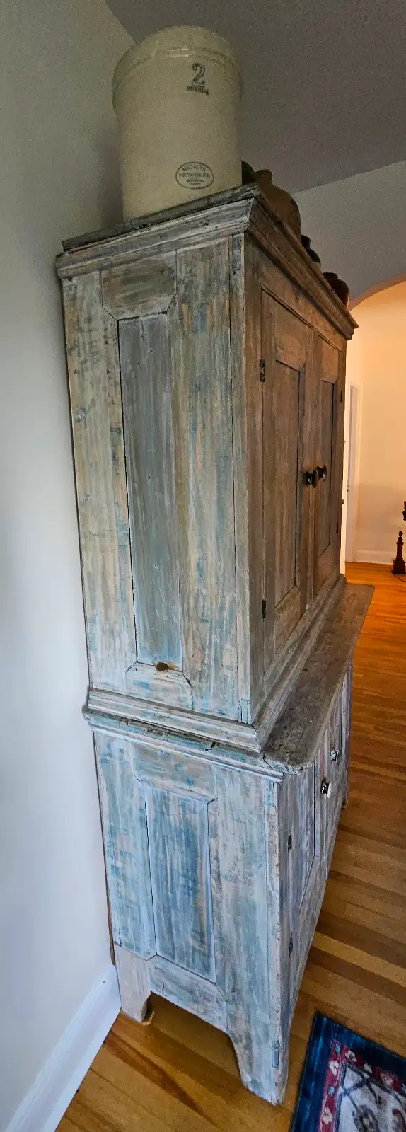 Armoire ou buffet deux corps 1880 en pin | Dressers & Wardrobes ...