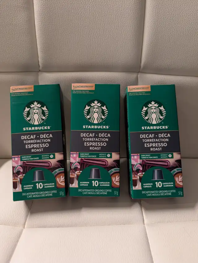 Nespresso Starbucks Decaf Espresso Capsules | Other | Winnipeg | Free ...
