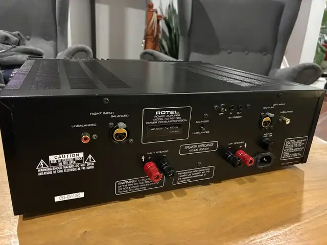 ROTEL RB-1080 Power Amplifier w/ ROTEL RC-995 Preamp | Stereo Systems ...