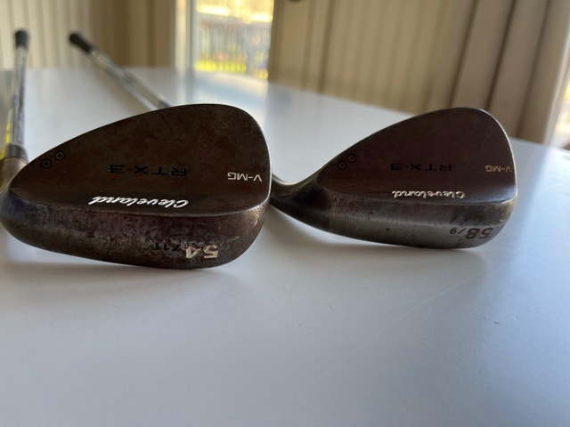 Right handed Cleveland Wedges 54 and 58 RT X-3 | Golf | London | Kijiji