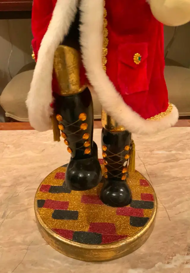 ⭐️1 TALL VERY RARE VINTAGE SALUTING MARCHING SOLDIER NUTCRACKER ...