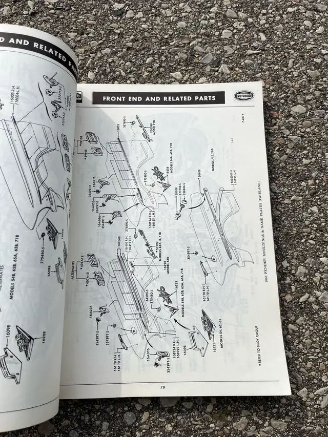 Vintage 1963-64 Original Ford Rotunda Body Parts Catalogue | Arts ...