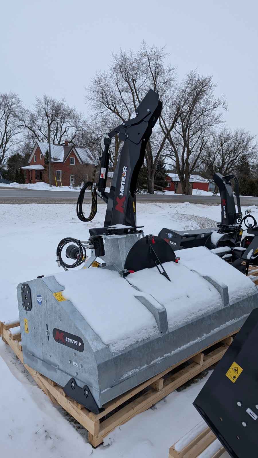 MK Martin 87" Pull-Type 3PH Galvanized Snow Blower | Snowblowers ...