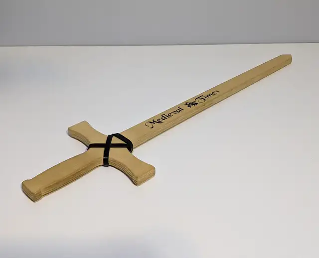 Medieval Times Wooden Toy Sword and signed by the knights | Arts ...
