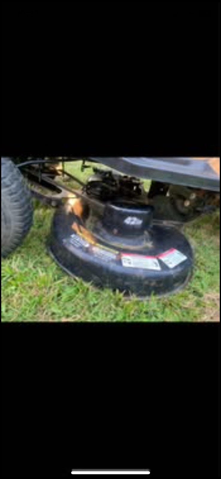 Murray Lt75 42” lawn tractor deck in good shape $400, Deck only ...