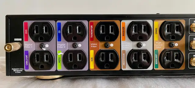 MONSTER HTS-5100, AUDIOPHILE POWER LINE CONDITIONER SURGE GUARD ...