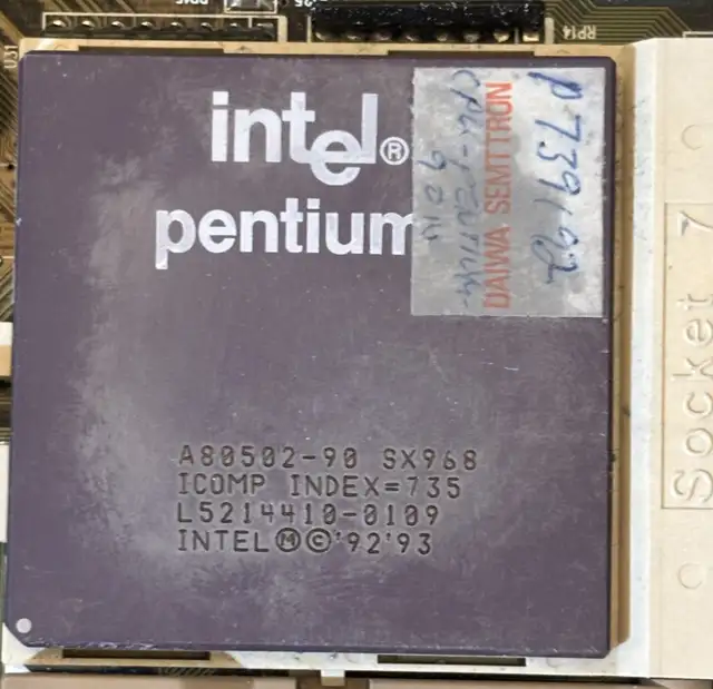 QDI P5I437/250A V2.0 (S2.1) Socket 7 (PGA321) ISA PCI Baby AT MB ...