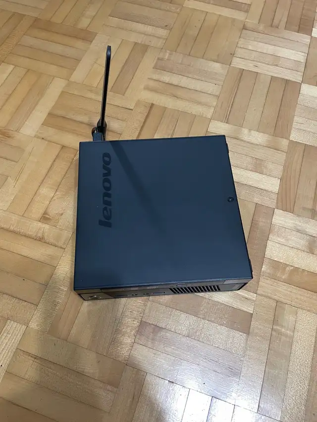 Lenovo ThinkCentre 7in. x 7in. mini computer + LG 20" screen | Desktop ...