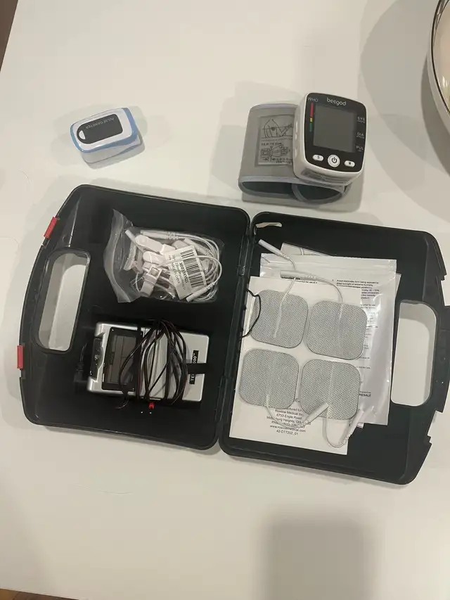 TENS machine, blood pressure monitor, pulse oximeter | Health & Special ...