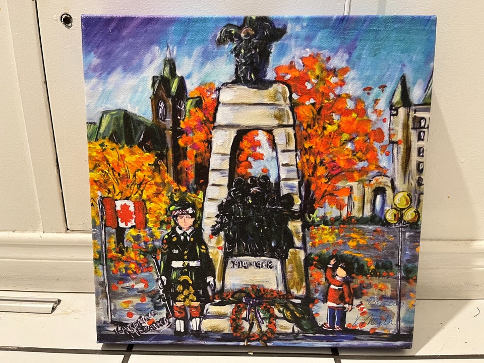 Toile « Jour du Souvenir » / « Remembrance Day» canvas | Arts ...