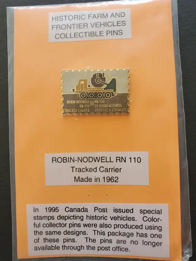 CANADA POST PIN - Robin Nodwell RN 110 Tracked Carrier | Arts ...