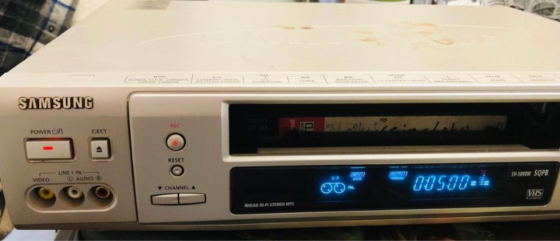 VINTAGE SAMSUNG SV-5000 W SQPB WORLDWIDE VIDEO VHS VCR PAL SECAM ...