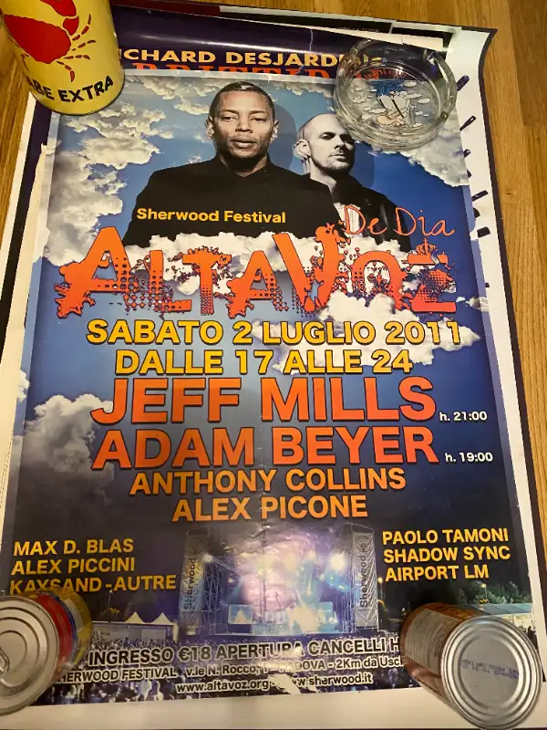 Jeff Mills, Adam Beyer, Anthony Collins, Alex Picone - Affiche | Arts ...