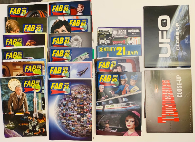 FANDERSON FAB Magazine Lot Gerry Anderson Fan Club THUNDERBIRDS | Toys ...