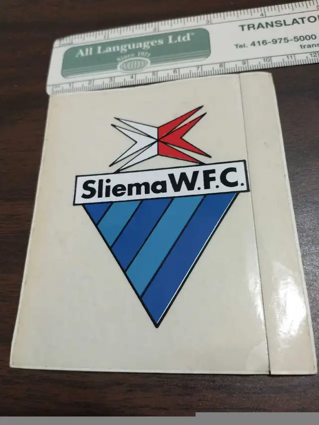 1980s Sliema Wanderers Malta pro football club stickers | Arts ...