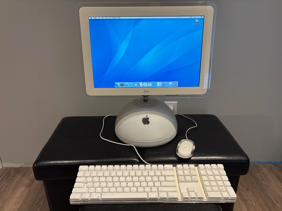 Vintage Apple iMac G4 goose neck computer system | Desktop Computers ...
