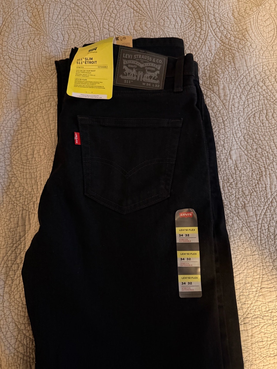 511 Blue, Black, Washed Brown 512 Levi’s jeans new with tags | Men's ...