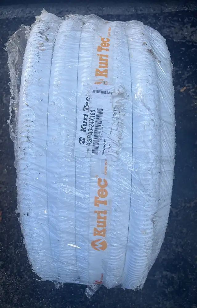 White PVC Kuritec Flex Pipe Pool or Hot Tub | Hot Tubs & Pools ...