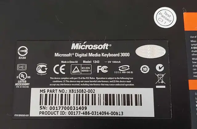 Microsoft keyboard | Mice, Keyboards & Webcams | Winnipeg | Free local ...