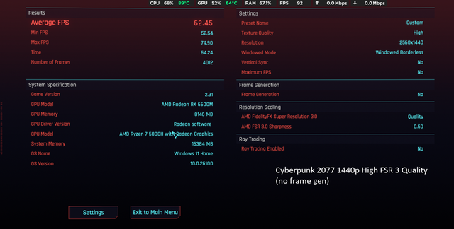 HP Gaming Laptop RX 6600M GPU Ryzen 7 5800H CPU 32GB RAM 1 TB | Laptops ...