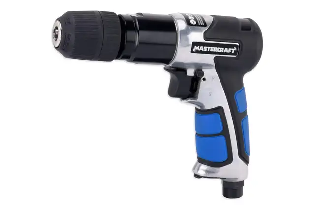 Mastercraft Lightweight Pneumatic Drill, 1800 RPM, 3/8-in 058-93 ...