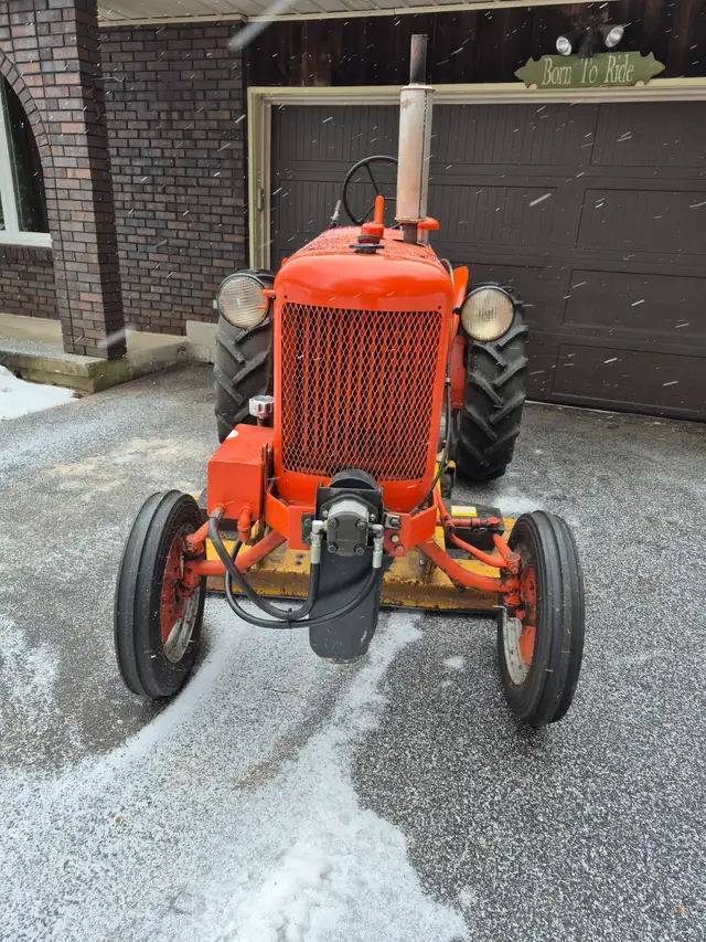 Allis-Chalmers "B" Model with 5' Woods Belly Mower | Farming Equipment ...