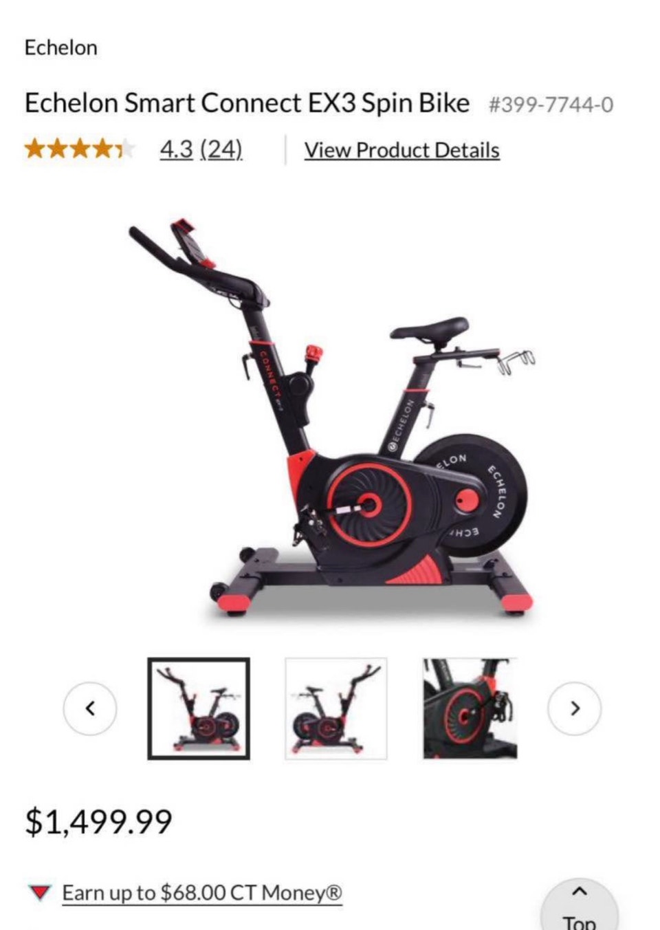 Brand New Echelon Smart Connect EX3 Spin Bike ($1,100 OFF ) | Exercise Equipment | St ...