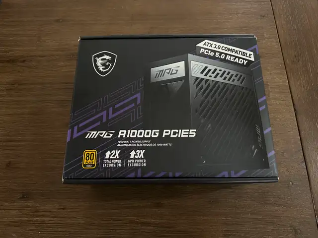 MSI MPG A1000G 1000W 80+ Gold Fully Modular Power Supply | System ...