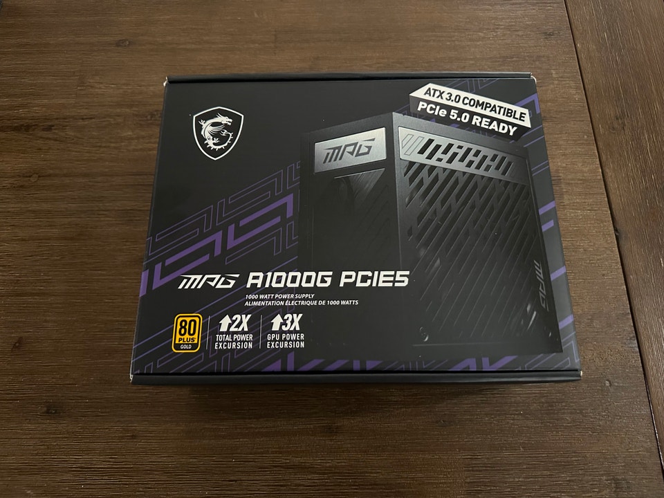 MSI MPG A1000G 1000W 80+ Gold Fully Modular Power Supply | System ...