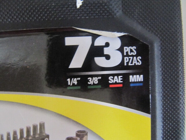 Stanley Professional Grade 73pc Black Chrome SocketSet BrandNew | Arts ...