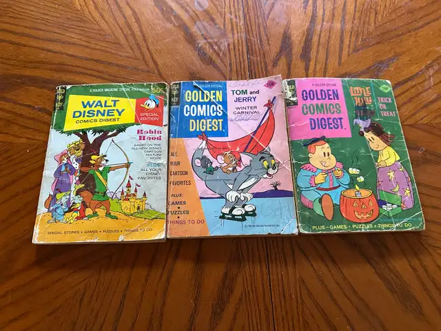 Golden Key Specials Lot Disneys Robin Hood, Tom & Jerry and Lulu | Arts ...