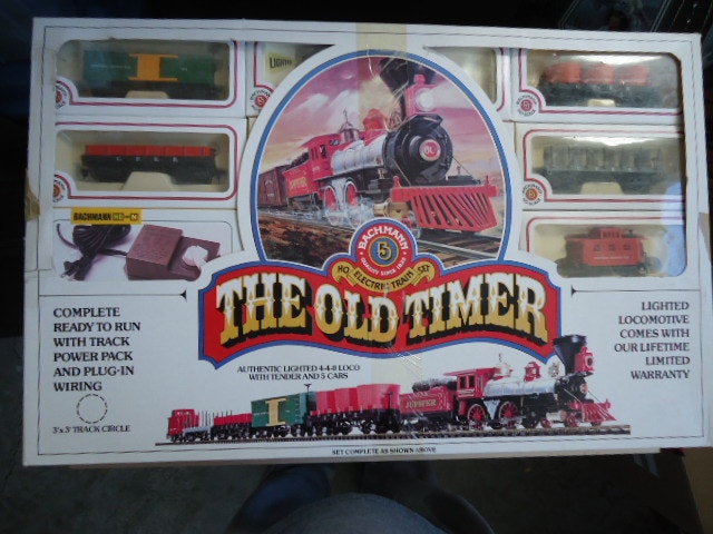 Bachmann H.O. Scale Electric Train Set "The Old Timer" | Hobbies ...