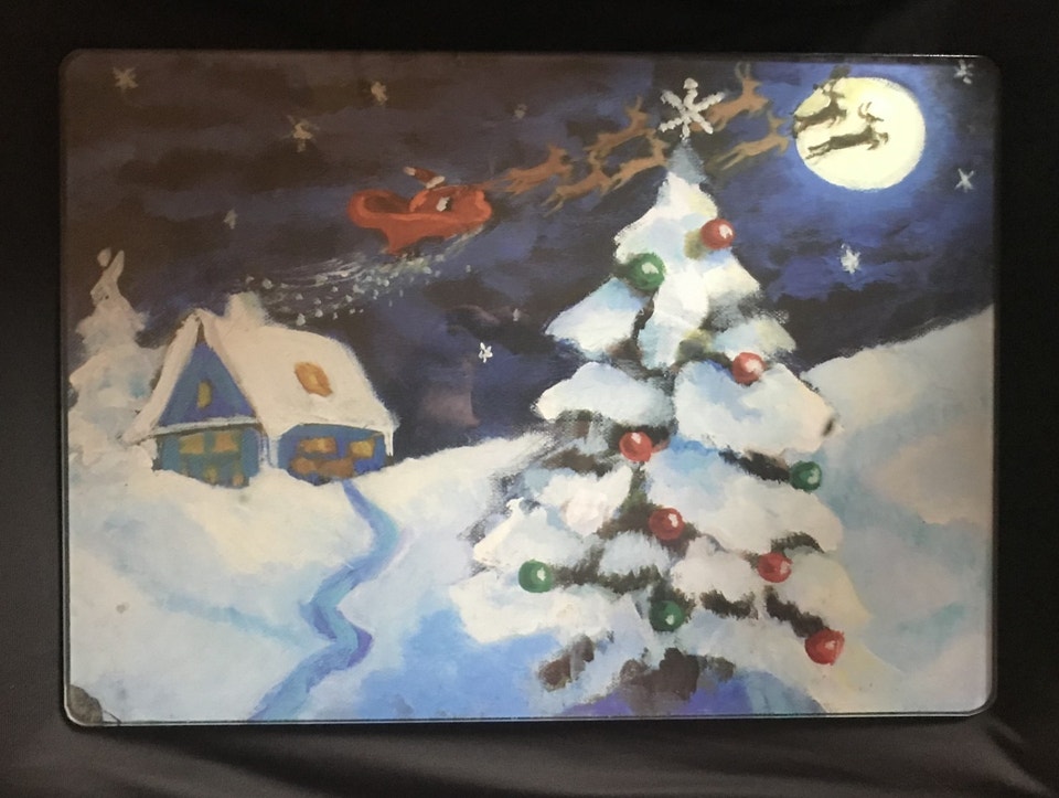 Holiday Glass Cutting/Charcuterie board - Roberta Brown Shader ...