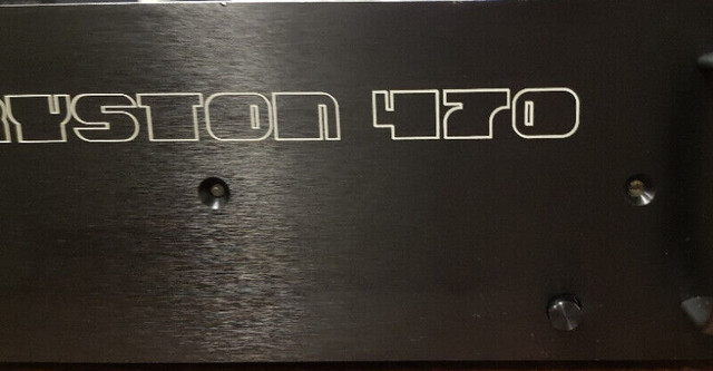 SINGLE BRYSTON 470 MONO POWER AMPLIFIER | Stereo Systems & Home Theatre ...