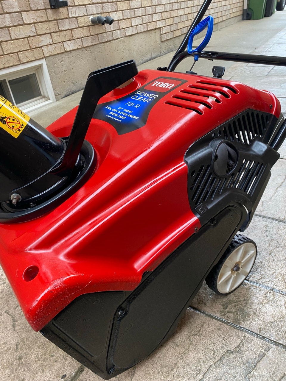 TOP OF THE LINE Toro 721R 21” Single Stage Snowblower | Snowblowers ...