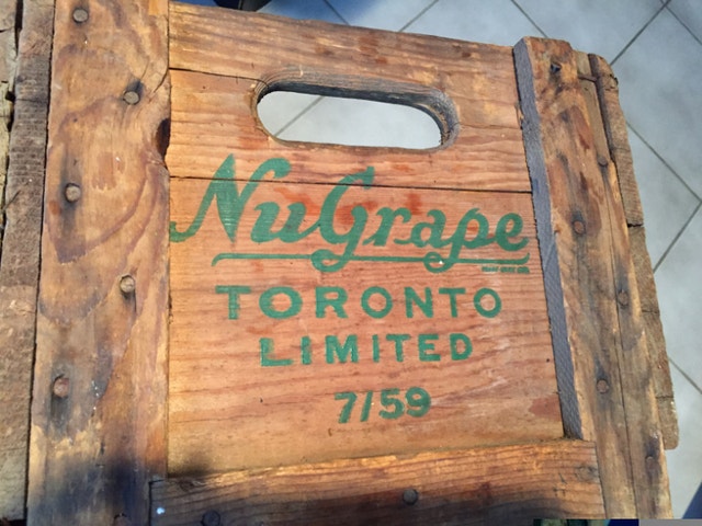 Vintage 60s Pepsi Cola & NuGrape Crates Boxes | Arts & Collectibles ...