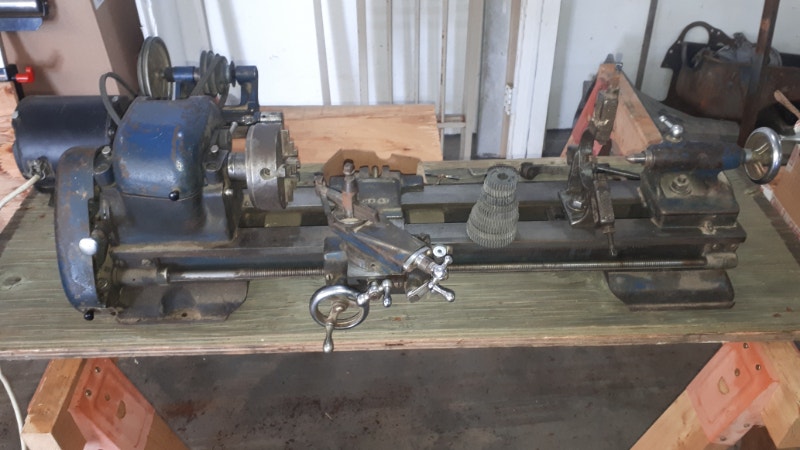 Vintage Craftsman/Atlas metal lathe for sale | Power Tools | Red Deer ...