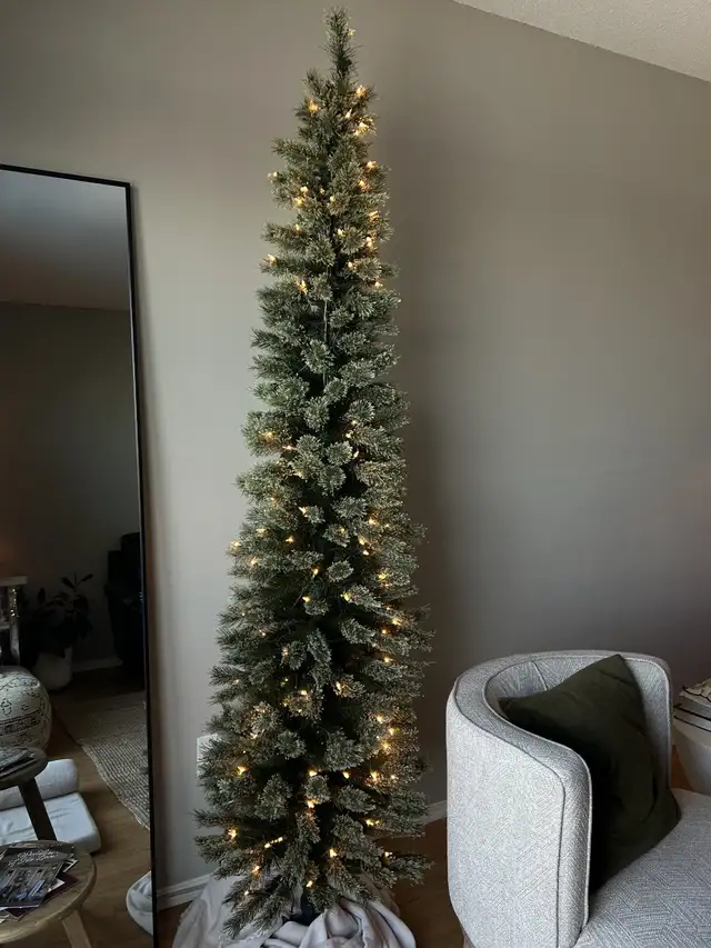 7ft prelit cashmere pencil Christmas tree | Holiday, Event & Seasonal ...